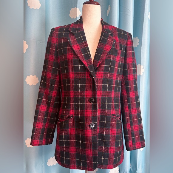 White Stag | Jackets & Coats | Vintage Plaid Blazer | Poshmark
